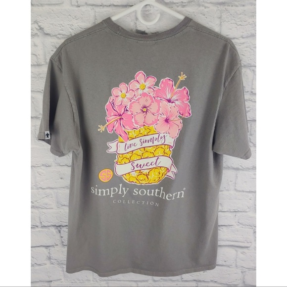 Simply Southern | Tops | Simply Southern Live Simply Sweet Tee Lg ...